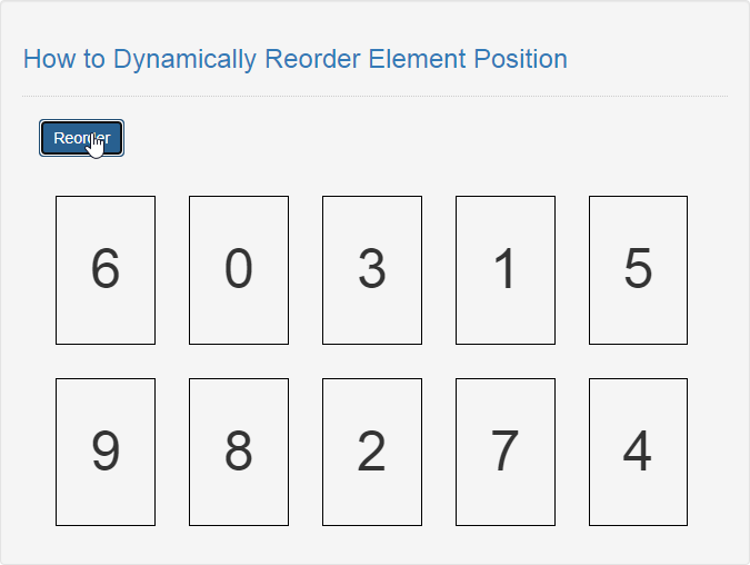 How to Dynamically Reorder Element Position in JavaScript | SourceCodester How to Dynamically Reorder Element Position in JavaScript | SourceCodester